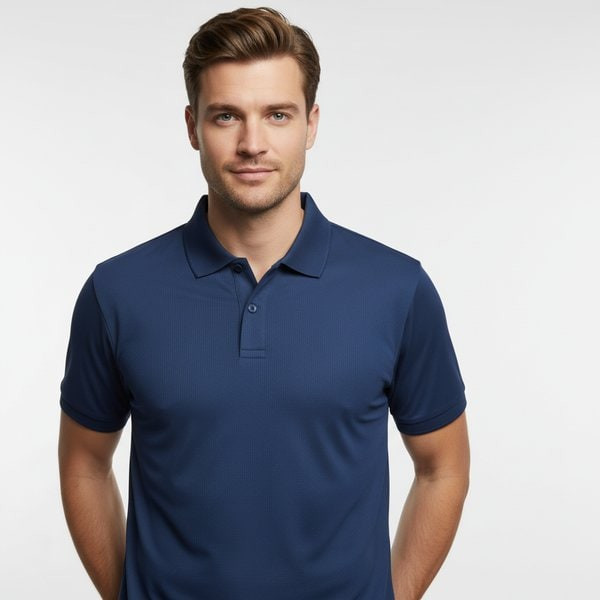 Roly PO6612 - TYLER Poloshirt met korte mouwen van single jersey - Wit ...